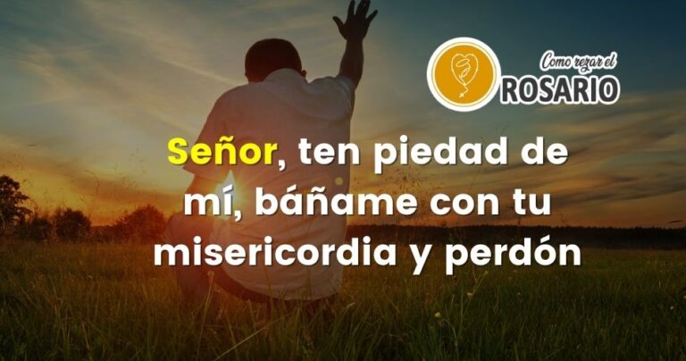 Oración para pedir perdón a Dios por nuestros pecados