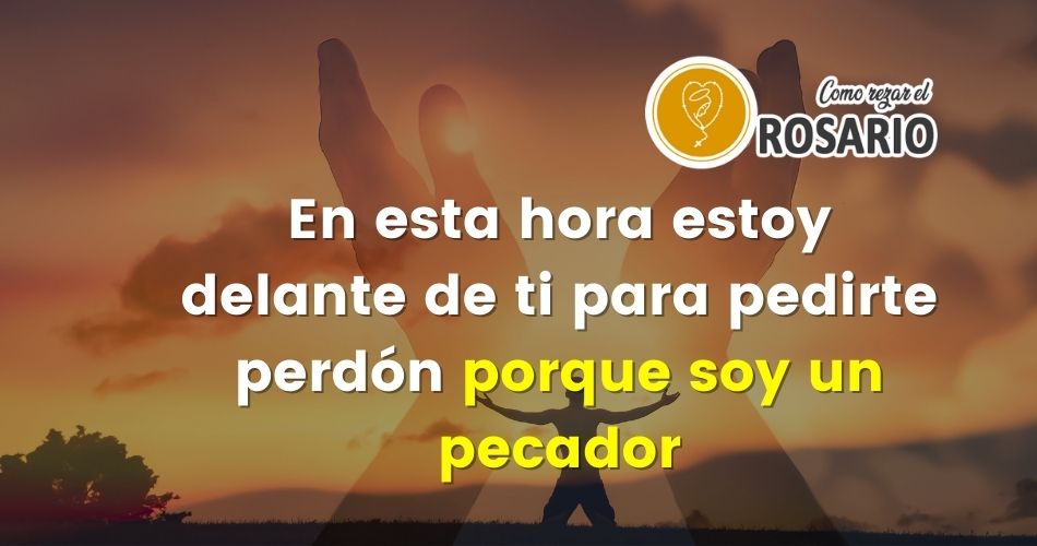 Oración para pedir perdón a Dios por nuestros pecados